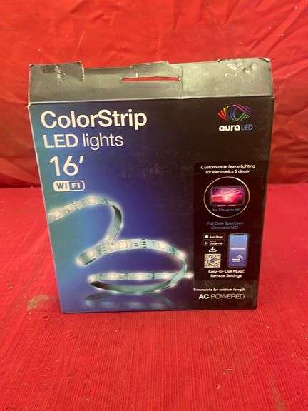 (3PC) Hampton Bay Plug In LED String Lights, Color Strip 16Ft LED ...