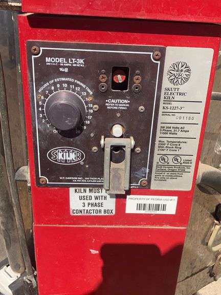 Skutt LT-3K Electric Kiln - Sierra Auction Management Inc