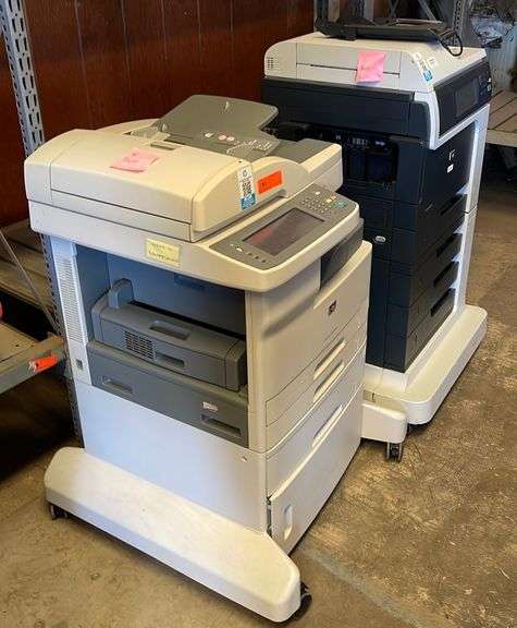 (1 Qty) HP Color LaserJet M4444 MFP Printer , (1 Qty) HP LaserJet M5035 ...