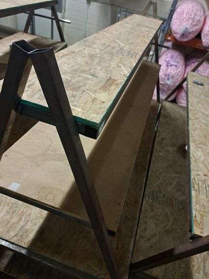 Rolling A-Frame 4-tier Production Cart - Sierra Auction Management Inc