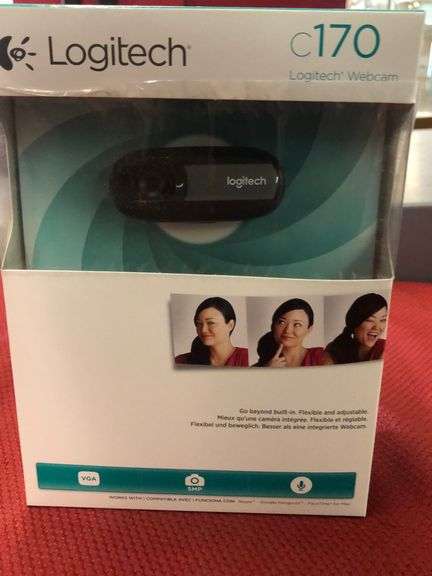 Logitech c170 Webcam 4 count - Sierra Auction Management Inc