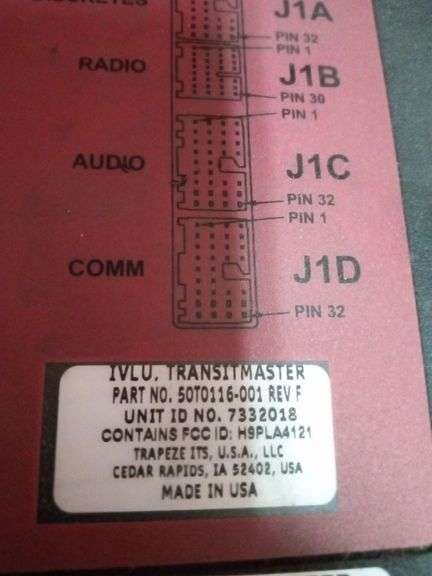 (1 Qty) Trapeze IVLU TransitMaster Power Supply - Sierra Auction ...