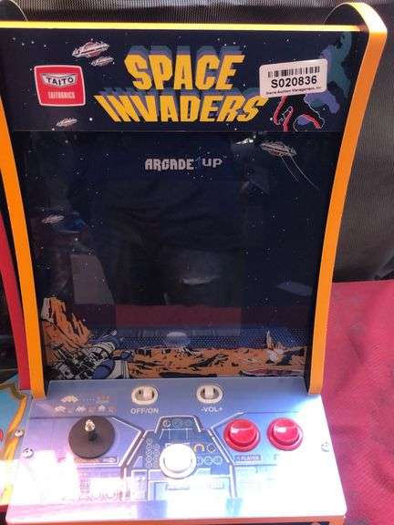 2PC Space Invaders Arcade1up ,PacMan/Galaga - Sierra Auction Management Inc
