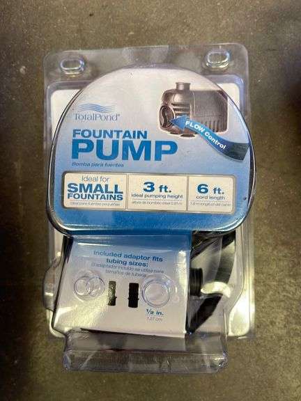 (4 Qty) Pond Pumps (4 Qty) Turbo Jet Pressure Washer (1 Qty) Umbrella ...