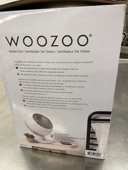 Woozoo Oscillating Globe Fan - Sierra Auction Management Inc