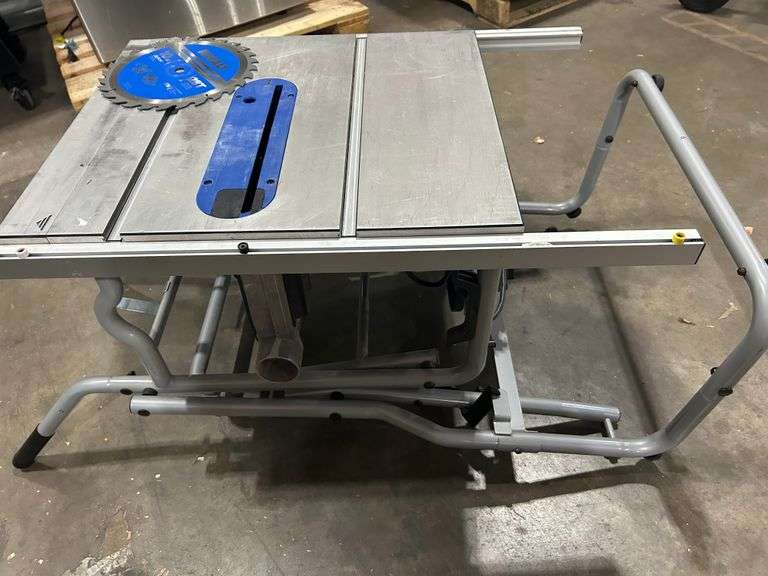 Kobalt 10 Table Saw And Stand Missing Rake Sierra Auction Management Inc 