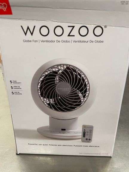 Woozoo Oscillating Globe Fan - Sierra Auction Management Inc