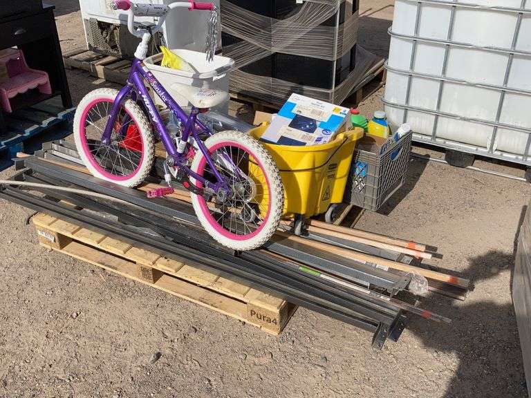 (P) Assorted Pallet Racking Beams, Tail Light, Cleaning Supplies And ...