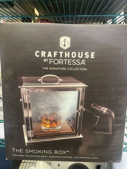 Fortessa CRafthouse Smoking Box Cocktail Smoker Set - Sierra Auction ...