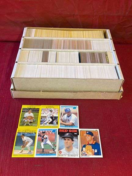 Box With Assorted Baseball Cards - Sierra Auction Management Inc