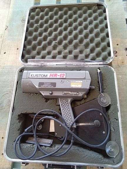 Kustom HR-12 Radar Gun - Sierra Auction Management Inc