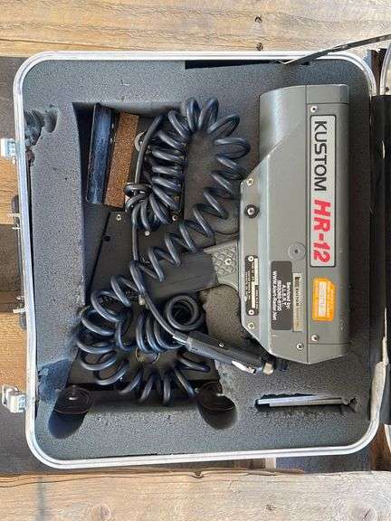Kustom Signals HR-12 Speed Radar - Sierra Auction Management Inc