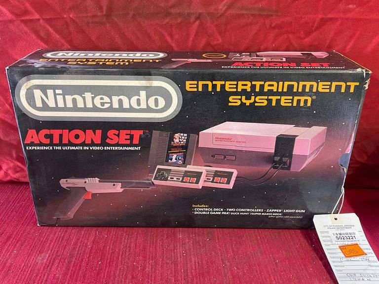 Original Nintendo Nes Box And 2 Controllers (Does not Include Console ...