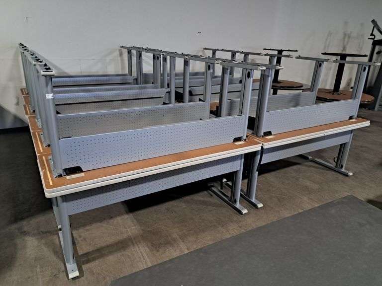 (12) Work Station Tables (72"×24"×29") - Sierra Auction Management Inc