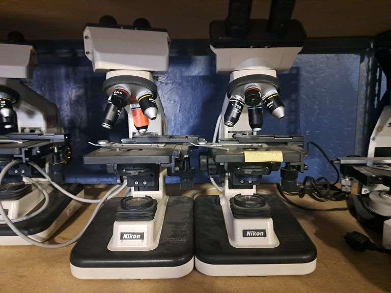 (2) Nikon YS2-T Laboratory Microscopes - Sierra Auction Management Inc