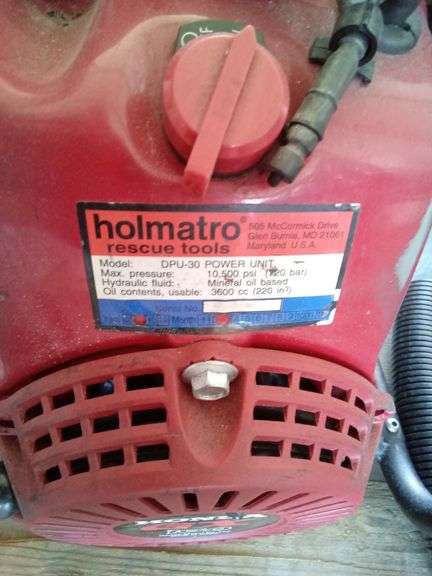 Holmatro Power Unit Rescue Tool Model DPU-30 - Sierra Auction ...