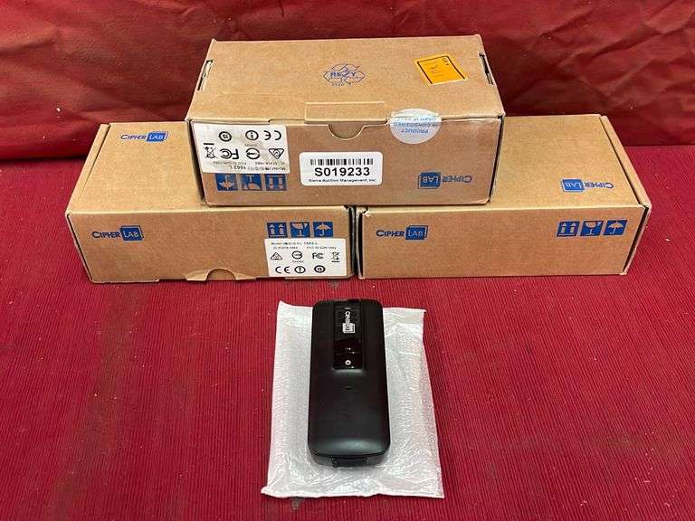 (3PCS) CipherLab 1664 Pocket Bluetooth Barcode Scanner - Sierra Auction Management Inc