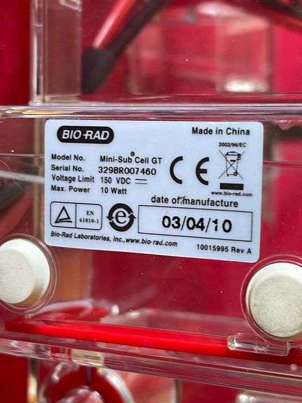 (2 Qty) Bio Rad Mini-Sub Cell GT - Sierra Auction Management Inc
