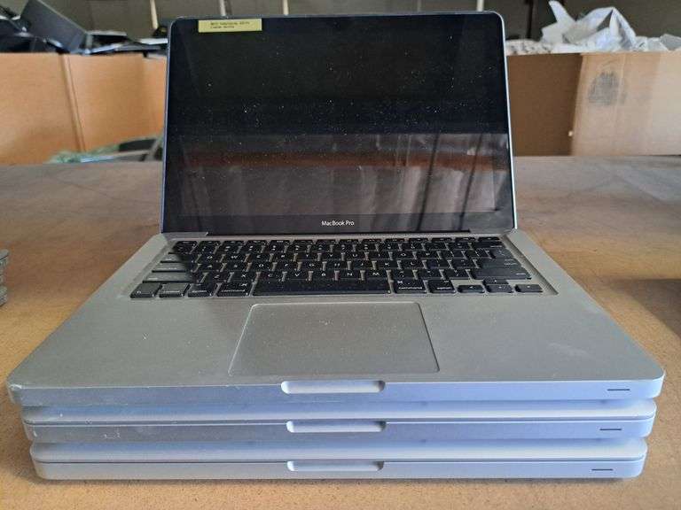 (3) Apple MacBook Pro Laptop A1278 - Sierra Auction Management Inc