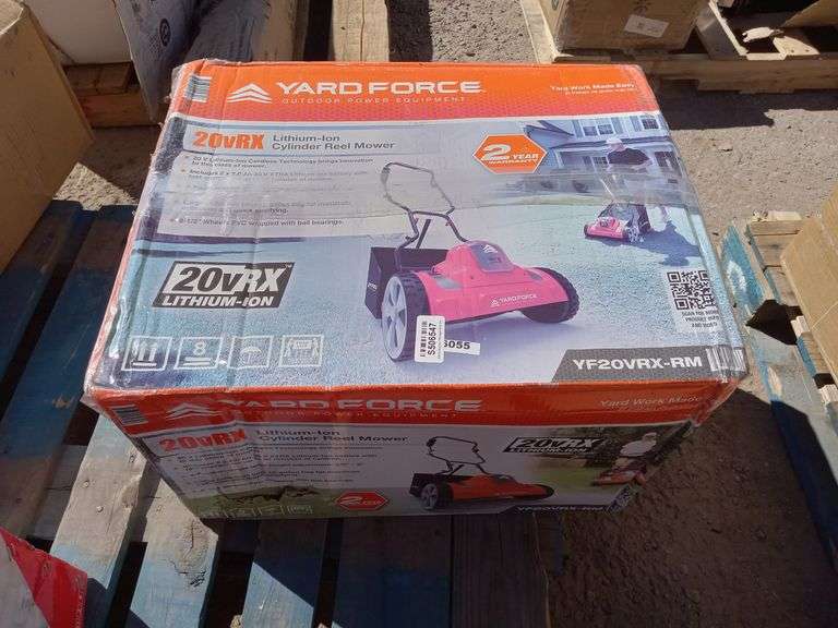 Yard Force 20vRX Lithium Ion Cylinder Reel Mower - Sierra Auction ...