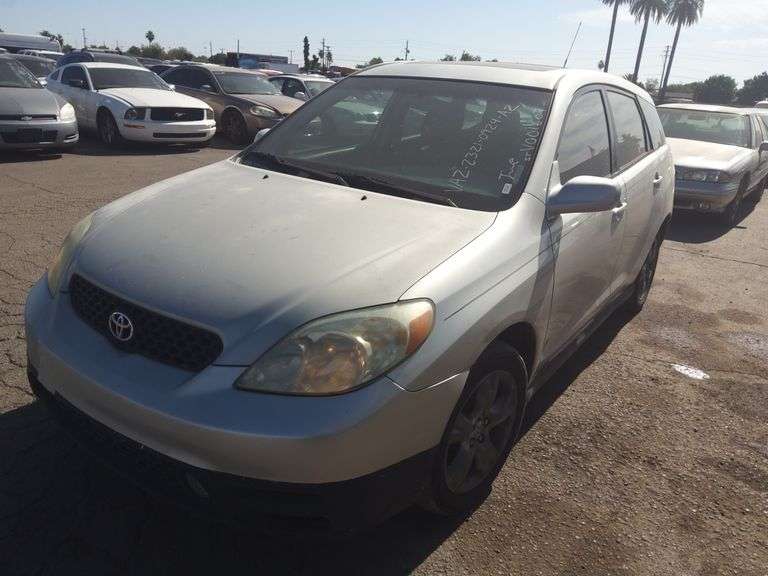 2003 Toyota Matrix Base / XR - Sierra Auction Management Inc