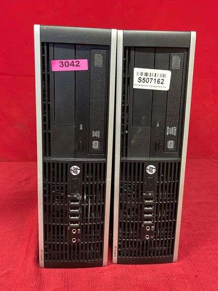 (2 Qty) HP Compaq Pro 6300 Towers - Sierra Auction Management Inc