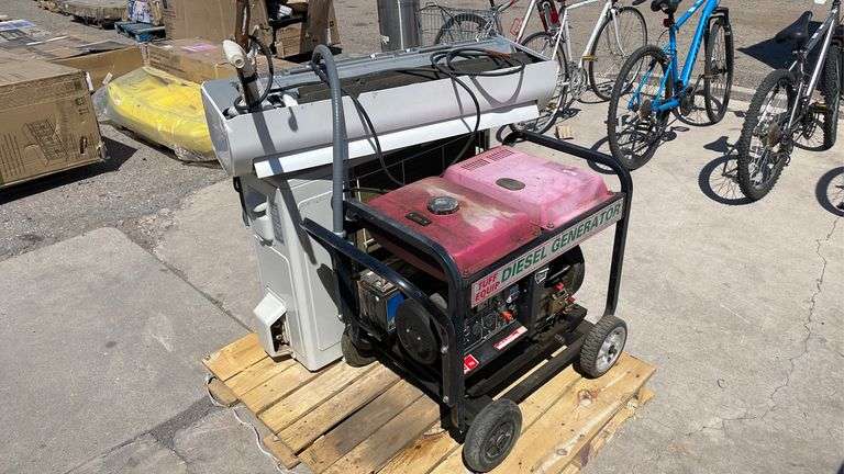 (1 Qty) Mini Split AC Unit, (1 Qty) Diesel Generators - Sierra Auction ...
