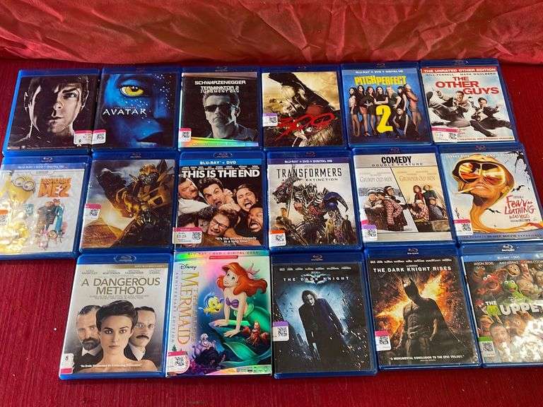 (17PCS) Assorted Blue-Ray Movies - Sierra Auction Management Inc