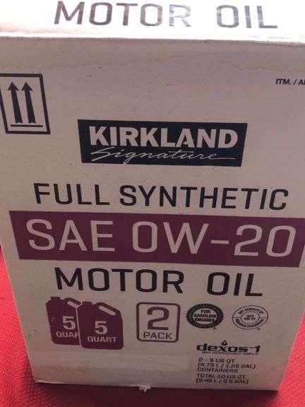 Misc Items Full Synthetic SAE OW-20 Motor Oil - Sierra Auction ...