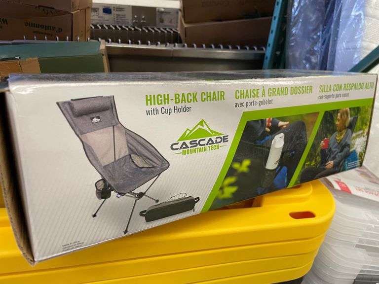 Cascade Packable High-Back Chair - Sierra Auction Management Inc