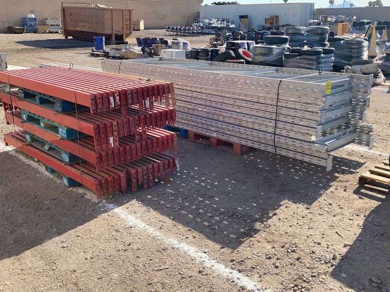 2P Pallet Racking Uprights And Cross Beams (14Ft Upright, 8Ft Beams ...