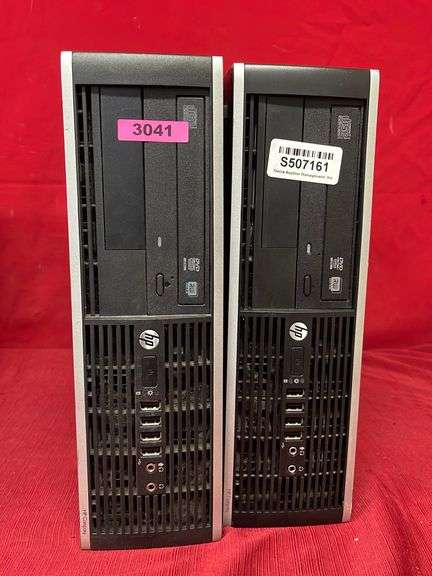 (2 Qty) HP Compaq Pro 6300 Towers - Sierra Auction Management Inc
