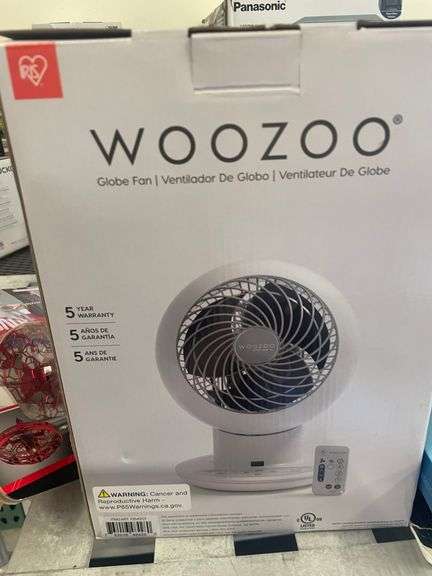 Woozoo Oscillating Globe Fan - Sierra Auction Management Inc