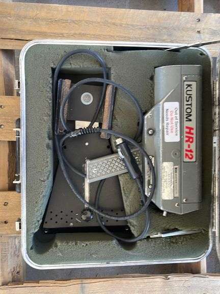 Kustom Signals HR-12 Speed Radar - Sierra Auction Management Inc