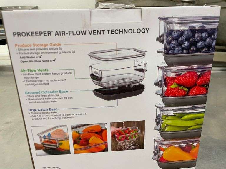 4pk ProKeeper Fresh Produce Keeper Set - Sierra Auction Management Inc