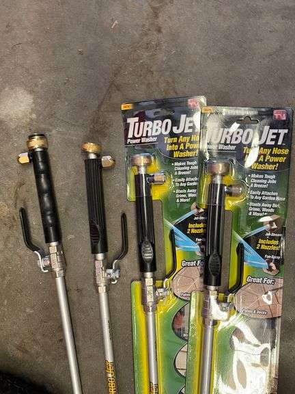 (4 Qty) Pond Pumps (4 Qty) Turbo Jet Pressure Washer (1 Qty) Umbrella ...