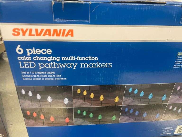 6pc Color Changing Multi-Function LED Pathway Markers - Sierra Auction ...