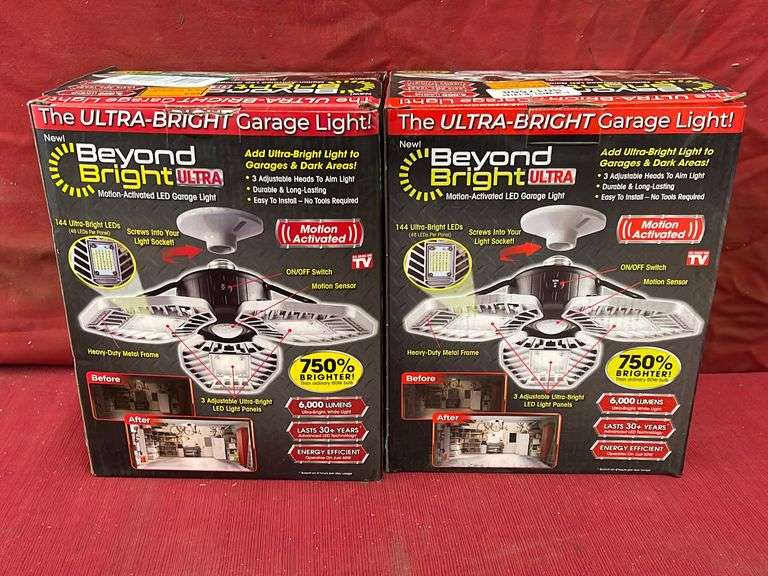 (2PCS) Beyond Bright Ultra Motion Activated LED Garage Light - Sierra ...