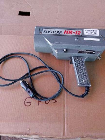 Kustom HR-12 Radar Detector - Sierra Auction Management Inc
