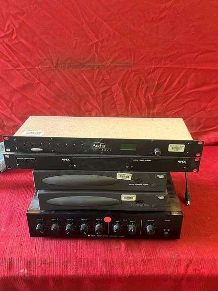 (5PC) Misc Electronics Including- TOA A-503A Integrated Mixer Amplifier ...