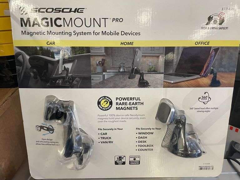 Magic Mount Magnetic Mounting System - Sierra Auction Management Inc