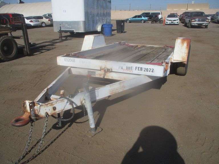 1999 Fleming T412-4 Tilt Deck Trailer - Sierra Auction Management Inc