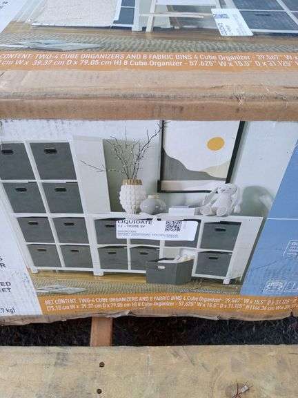 Members Mark 8 Cube Room Organization Storage Bins - Sierra Auction ...