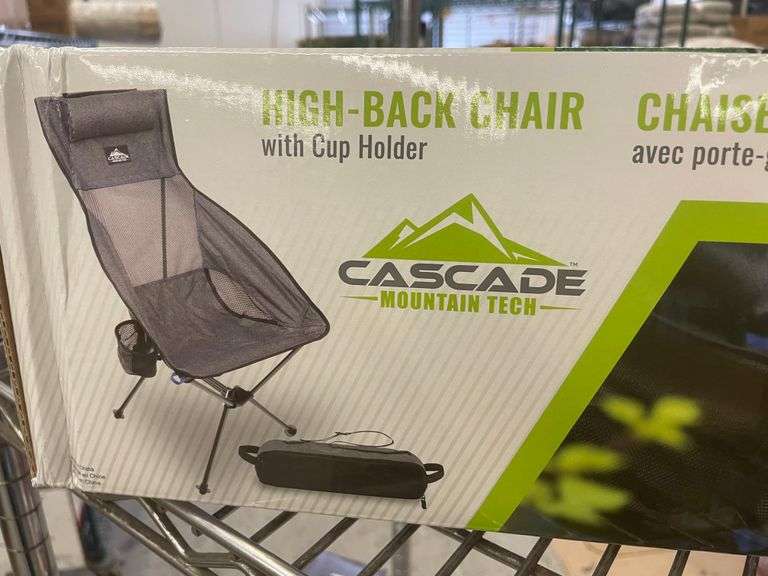 Cascade Packable High-Back Chair - Sierra Auction Management Inc