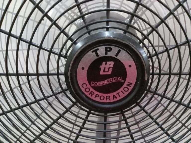 TPI Corporation Shop Fan, Tested On Site, Working Condition - Sierra ...