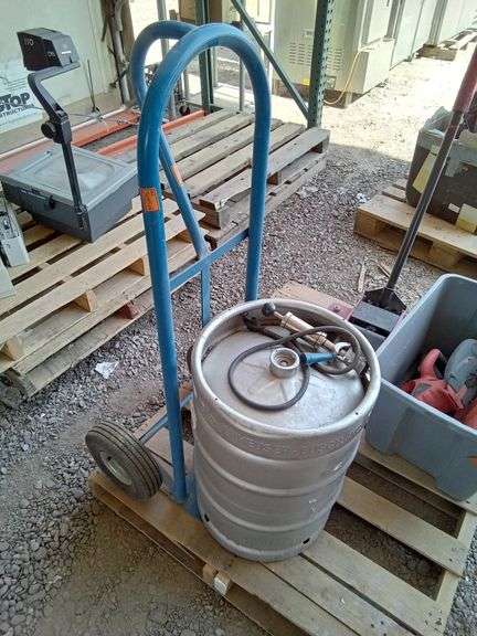 Beer Keg and Moving Dolly - Sierra Auction Management Inc