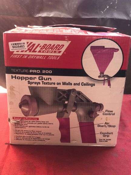 WAL-Board Tools Texture Pro 200 Hopper Gun - Sierra Auction Management Inc