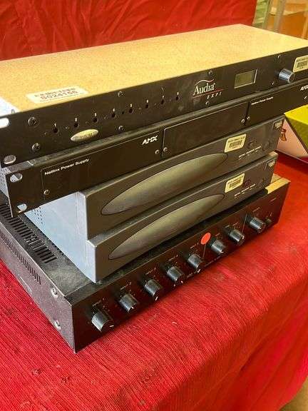 (5PC) Misc Electronics Including- TOA A-503A Integrated Mixer Amplifier ...