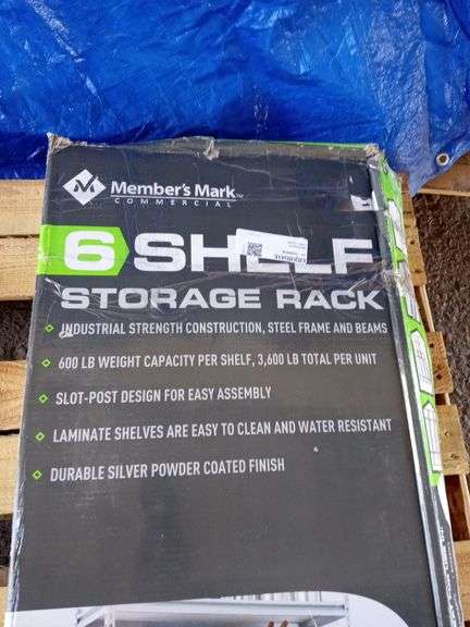 Members Mark 6 Storage Rack - Sierra Auction Management Inc