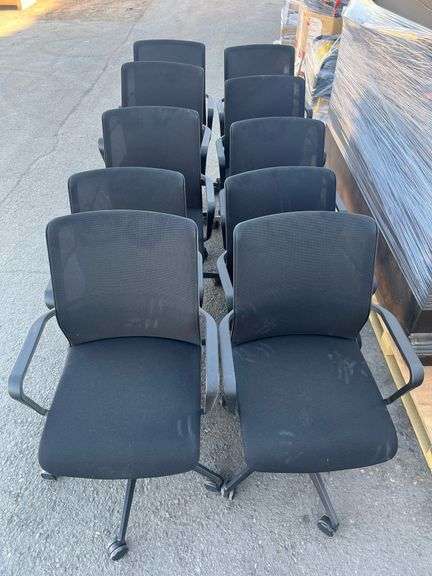 10PC Office Chairs - Sierra Auction Management Inc